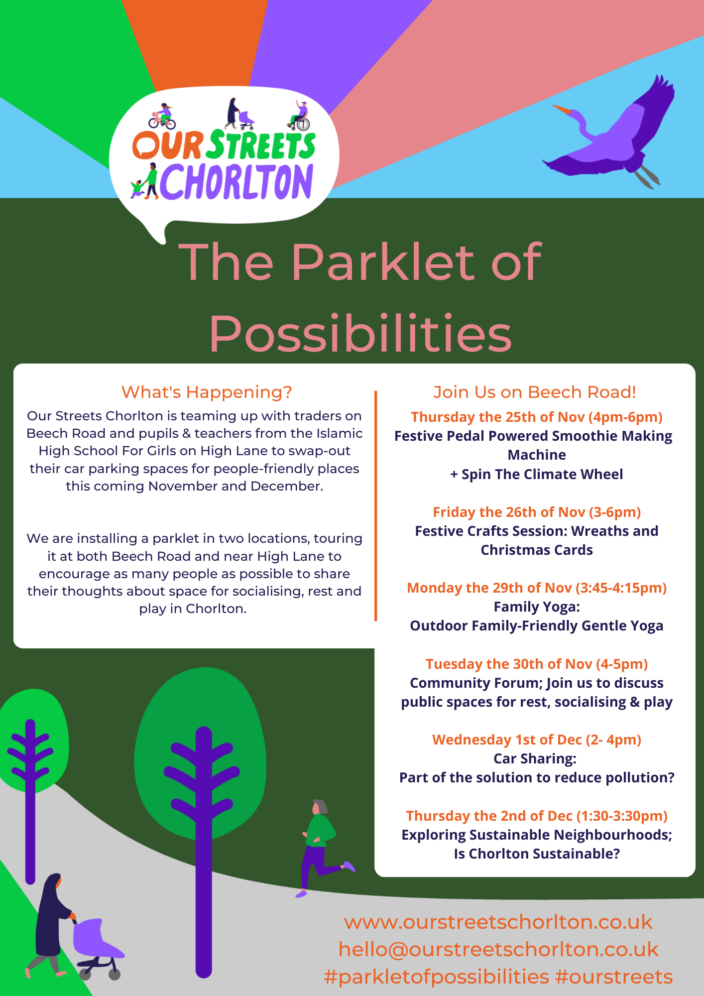 The Parklet of Possibilities! - Our Streets Chorlton